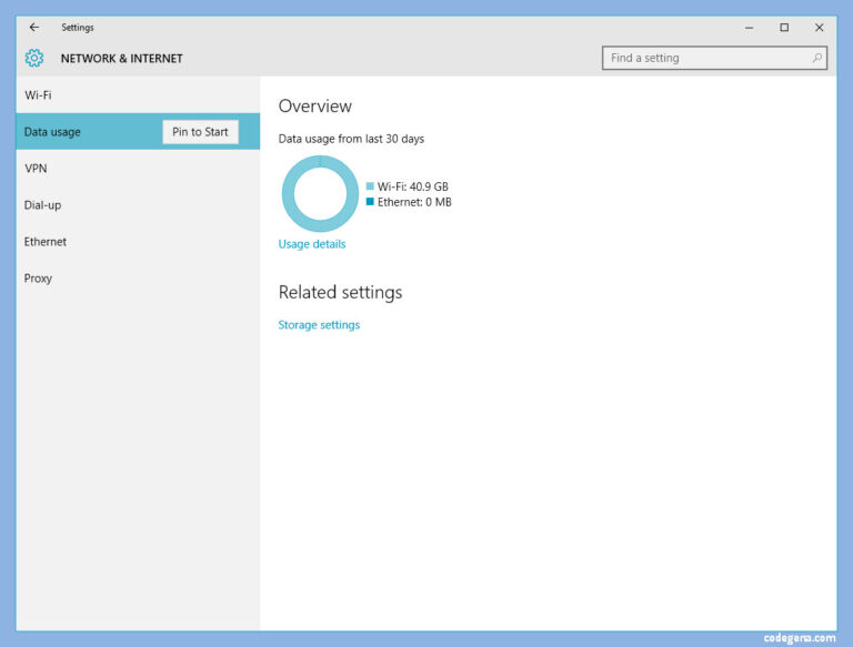 3 Ways to monitor data usage in Windows 10 - Codegena