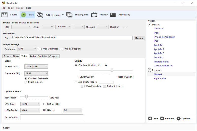 How to convert a variable frame rate video to constant frame rate ...